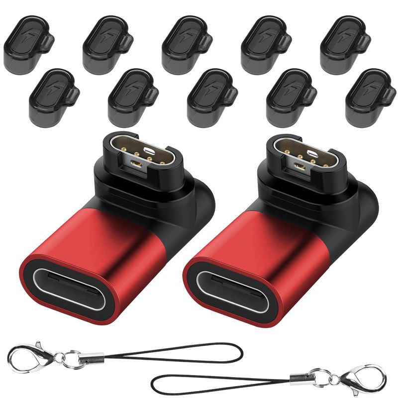 Seltureone (2+10 Sets) Garmin Conversion Adapter (2 Pieces), L-Shaped ...