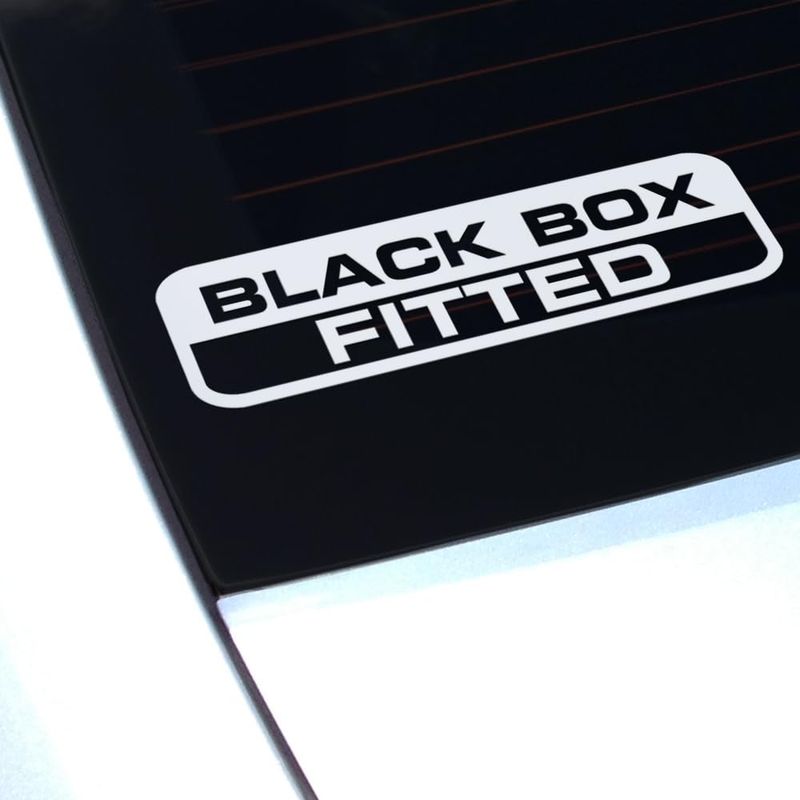 Black Box Fitted Vinyl Decal Sticker, Car Window Bumper Sticker, JDM ...