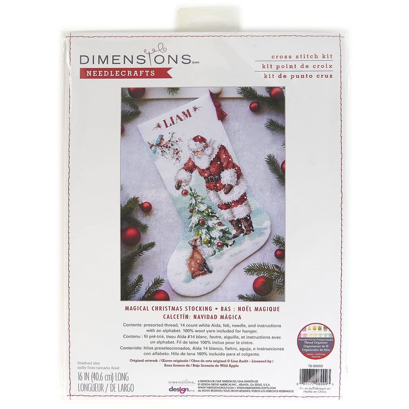 Dimensions Magical Christmas Personalizable Counted Cross Stitch ...
