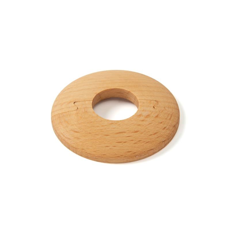 Radiator Solid Wood Pipe Cover Beech, 6mm Thickness Pipe Collars 16mm ...
