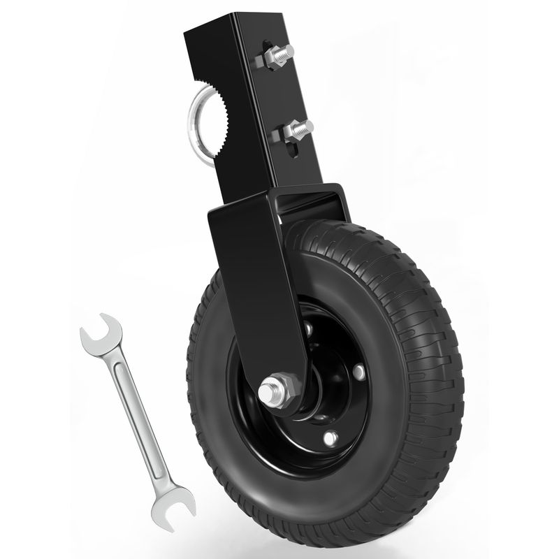DOZAWA Gate Wheel for Metal Tube Gate, 8" Heavy Duty Casters for Metal ...