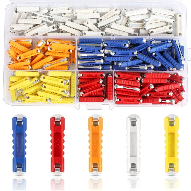 200Pcs European Automotive Fuse Old Car Fuses Continental Fuses Car ...