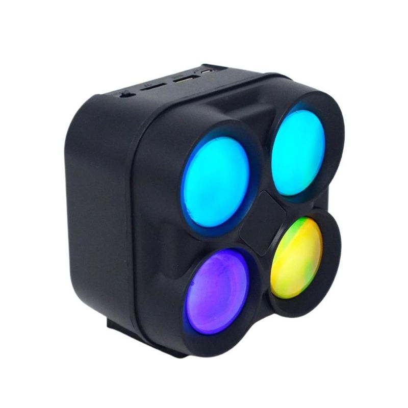 YSAMAX Mini Wireless Bluetooth Speaker, RGB Lighting Transforms ...