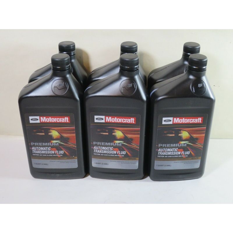 Automatic Transmission Fluid-Premium - Quart Motorcraft XT-8-QAW 6-Pack ...