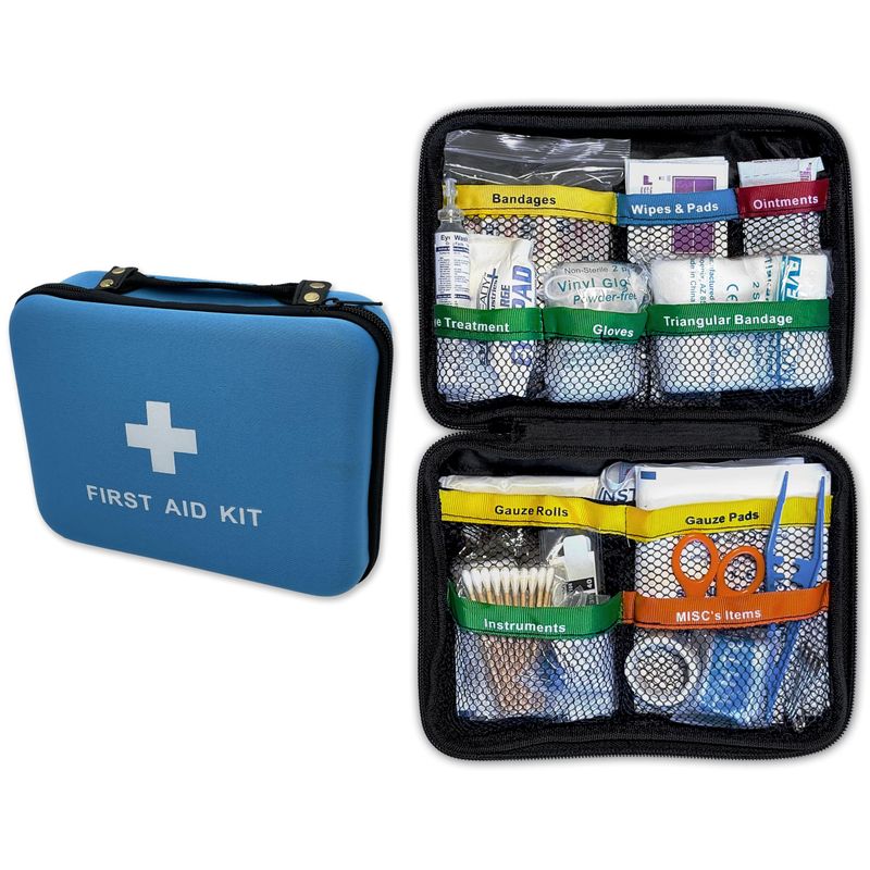 Rapid Care First Aid 160-Piece All-Purpose First Aid Kit for Home ...