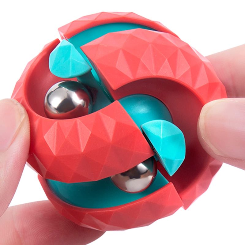 ONCOFAN Unique Orbit Ball Fidget Toy, Novelty Beads Track Infinity Cube ...