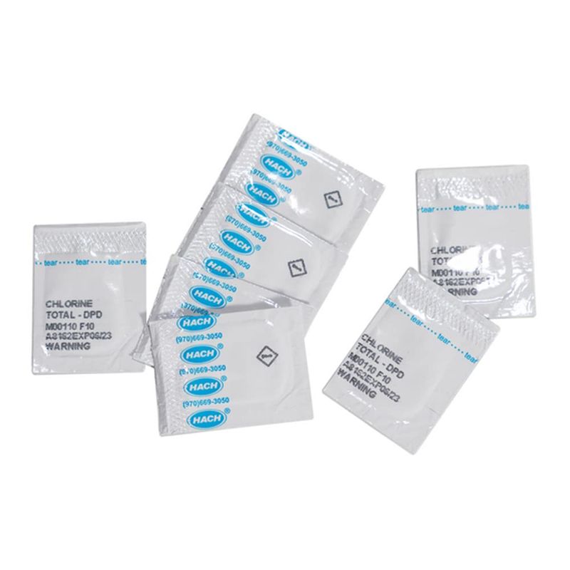 Hach 2105669 DPD Total Chlorine Reagent Powder Pillows, 10 mL, (Pack of ...