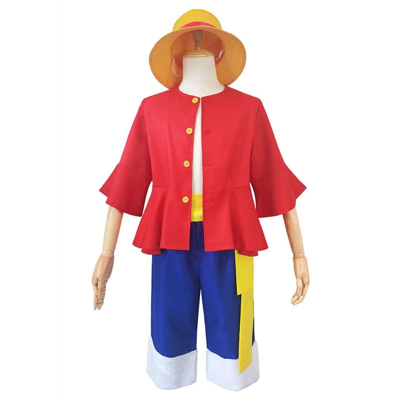 Fun Costumes One Piece Luffy Straw Hat Cosplay Costume, Costume ...