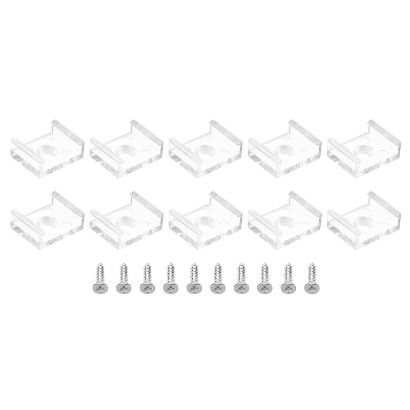 PATIKIL LED Strip Light Clips, 30 Pack Mounting Bracket Fixing Clips ...