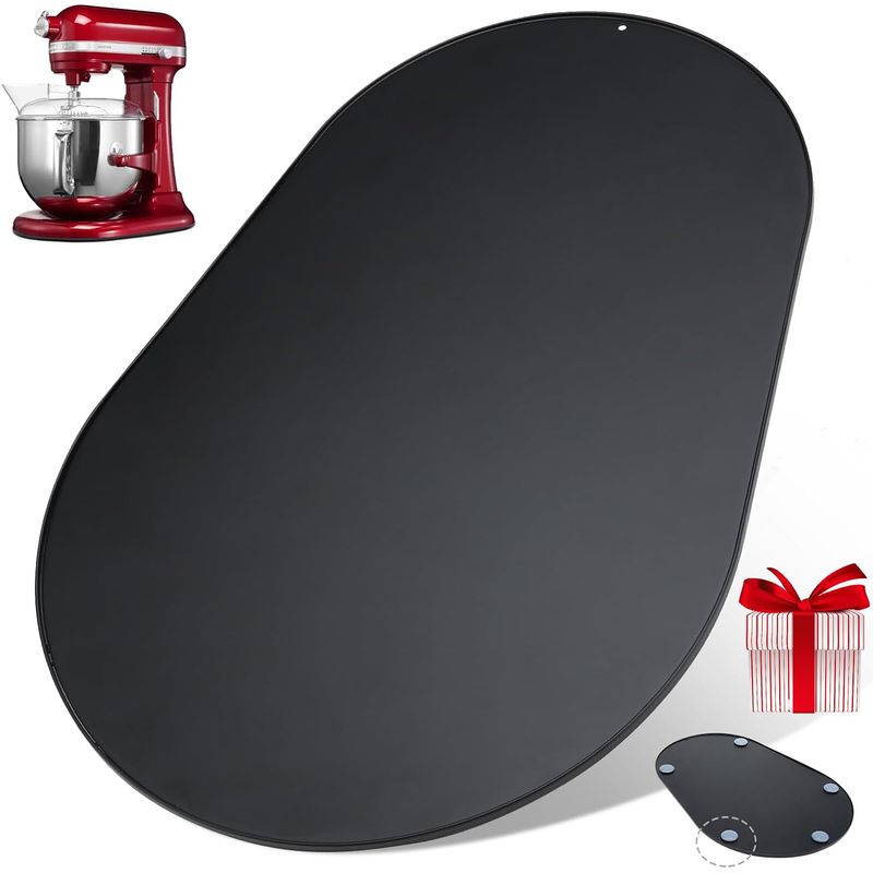 Geckowi Metal Sliding Mat for KitchenAid Stand Mixer 5-8 Qt,Sliding ...