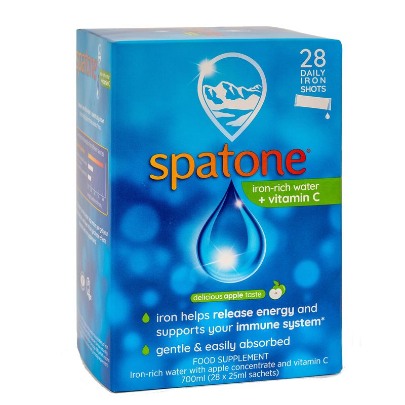Spatone Natural Iron Supplement + Vitamin C (28 Sachets), Daily ...