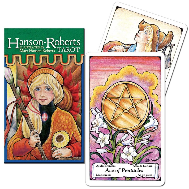 LANG Tarot Cards, 78 Cards, Rider Edition, Hanson-Roberts Tarot Deck ...
