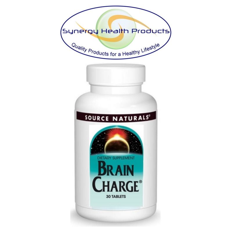 Source Naturals Brain Charge 30 Tablets -Advanced Cognitive Support ...