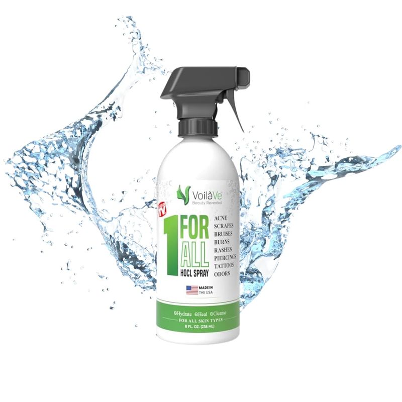 VoilaVe Pure Hypochlorous Acid Spray - All-in-One Skin Spray for Every Skin Type | HOCL Spray ...