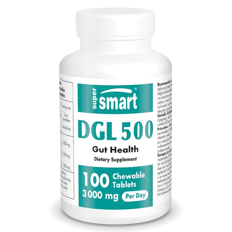 Supersmart - DGL Supplement 3000mg per Day (High Strength) - Natural ...