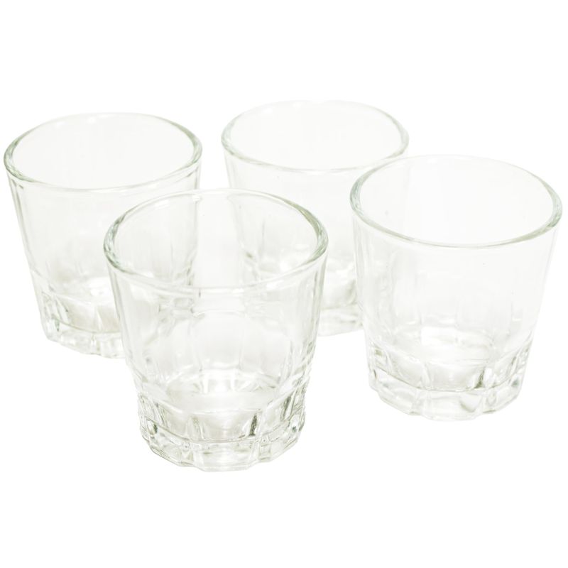 Seiun Shoten Korean Shochu Glass, Set of 4, Soju Chamicul, Glass, 2.1 ...