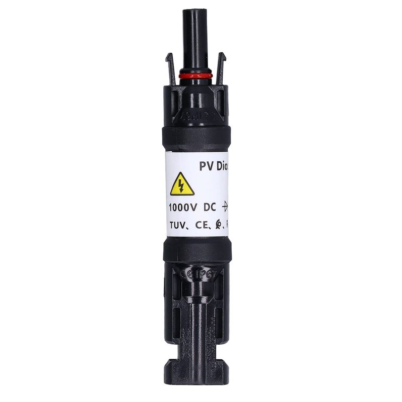 Solar PV Diode Connector Fuse Plug Male Female IP67 Waterproof Panel ...