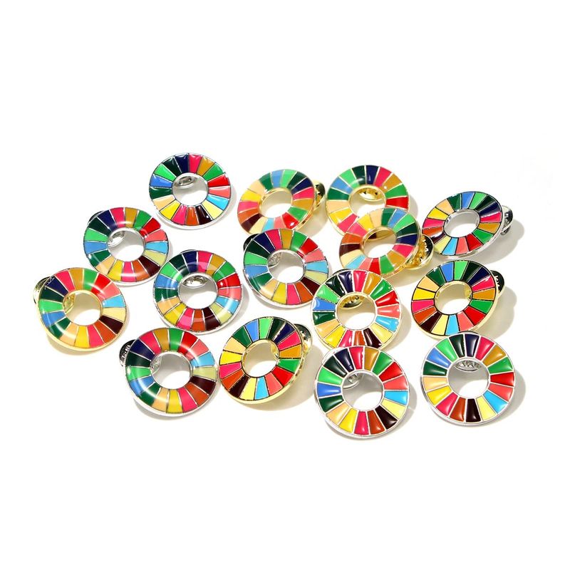 BaronHong Sustainable Development Goals Brooch,United Nations SDGs Pin ...