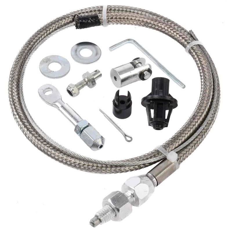 JEGS Adjustable Throttle Cable | Universal Design | 24 Inches Long ...