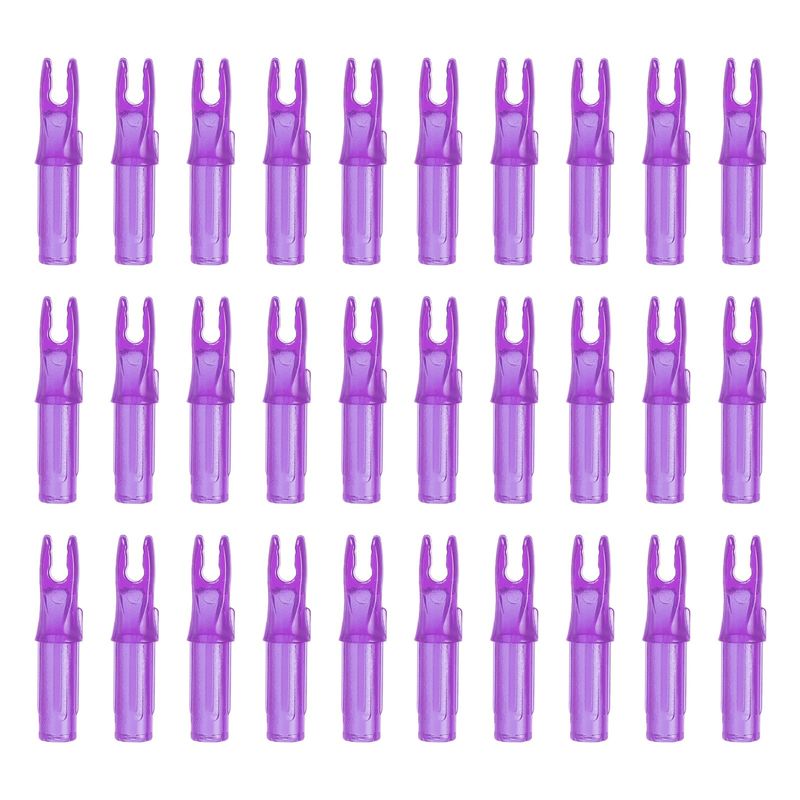 PATIKIL Archery Arrows Nocks 6.2mm, 30 Pack Plastic Insert Arrow Nock ...