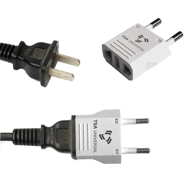 United States to Iceland Travel Power Adapter to Connect North American ...