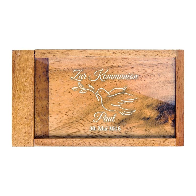 Magic Money Gift Box with Engraving - For Communion - Personalised with [Desired Name] and [Date ...