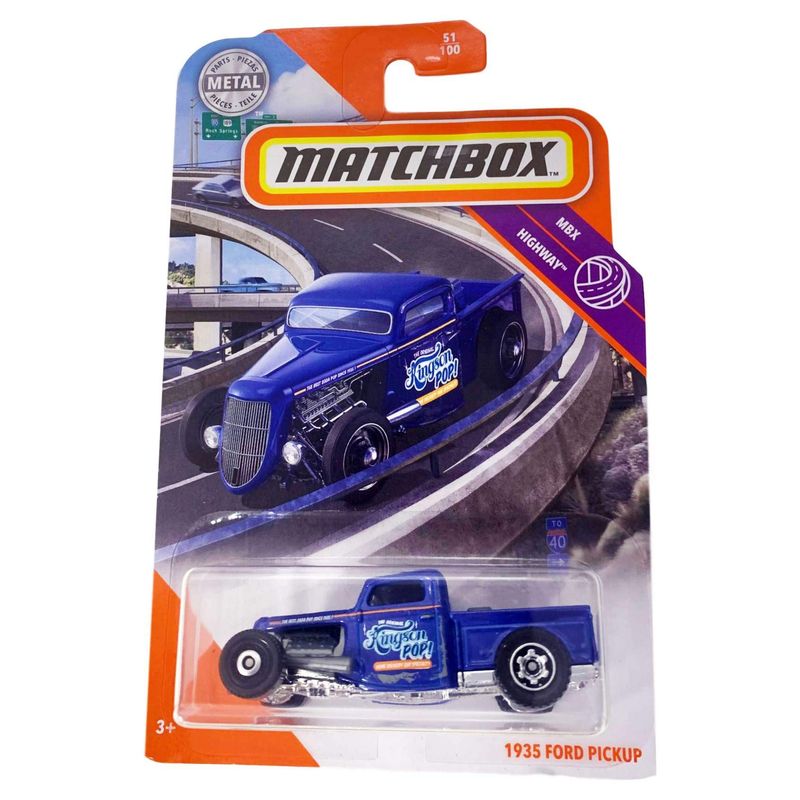 Matchbox 2020 MBX Highway 51/100 - 1935 Ford Pickup (Blue) - Online ...