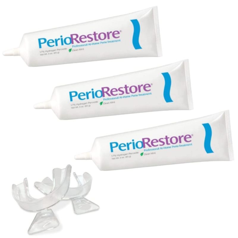 Perio Restore® Gel 3 Ounce Tube; 3 Pack. 1.7% Hydrogen Peroxide Oral ...