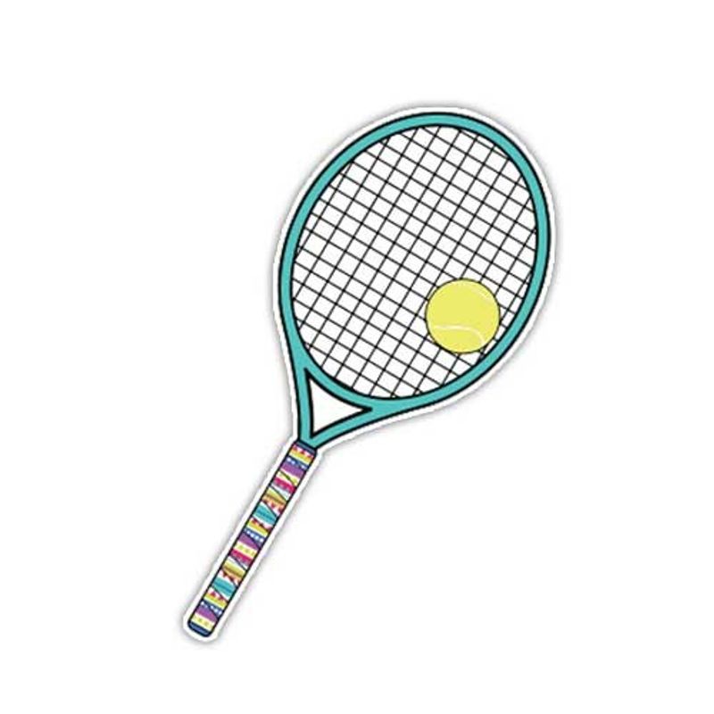 Tennis Sticker Racket Tennis Ball Decal by Megan J Designs ™ - Laptop ...