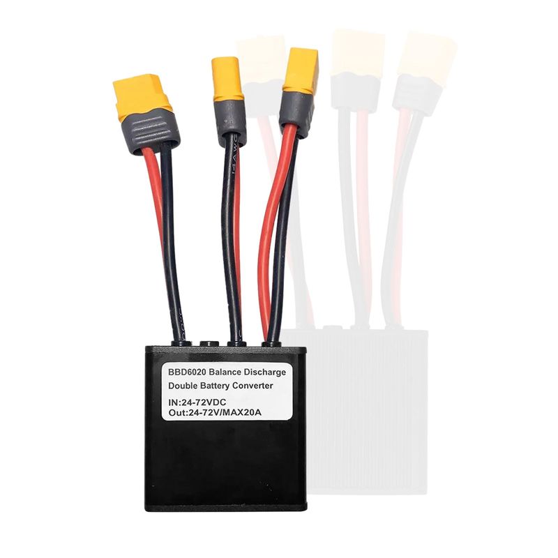 Dual Battery Connector, 20V-72V DC E-Bike Dual Battery Discharge ...