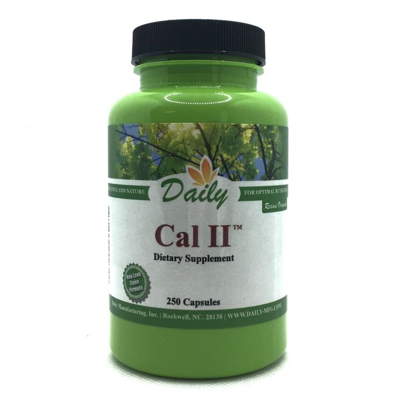 Daily Manufacturing Cal-II™ (Carbonate, Hydroxide) 250 Vegetarian ...