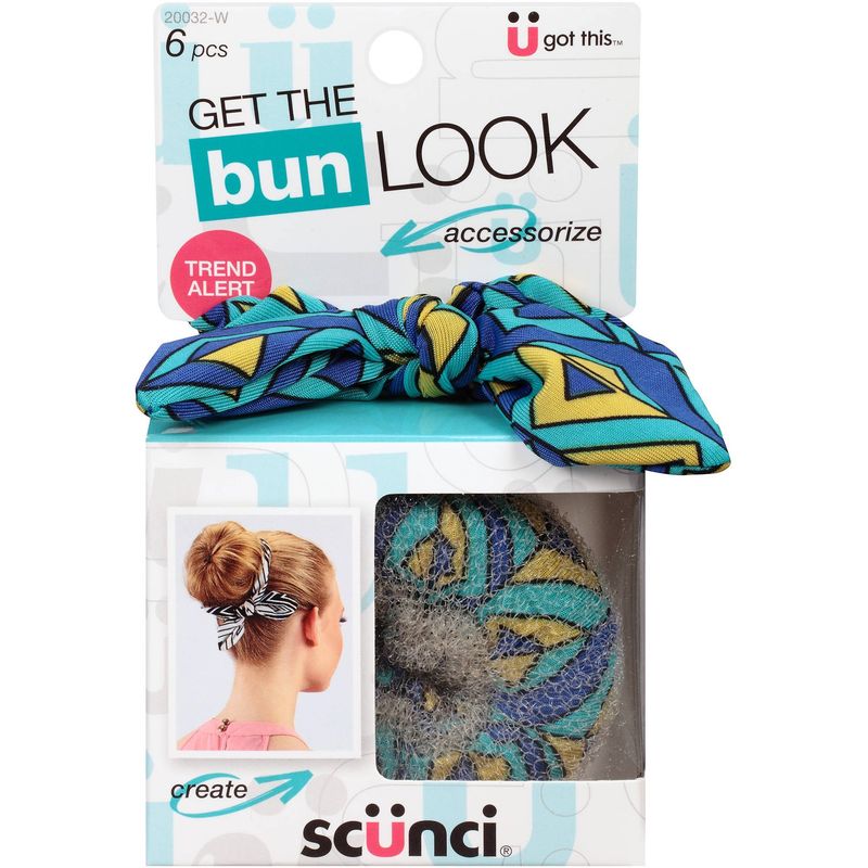 Scunci Get the Look Bun Maker 6 Piece Kit (2 Packs) - Online ...