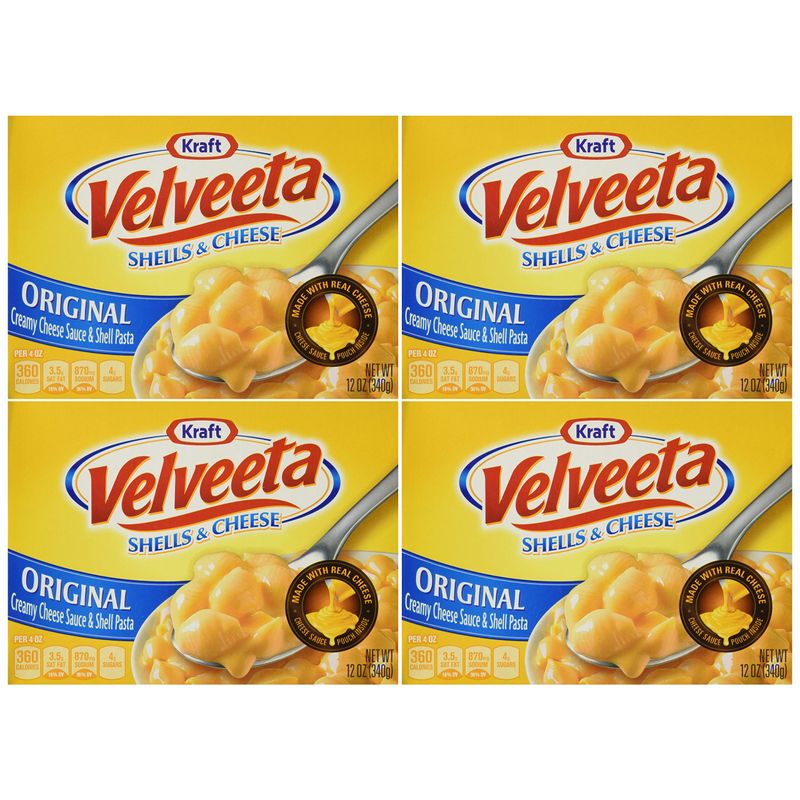 Velveeta Shells & Cheese The Original - 12oz - 4 Boxes - Online ...