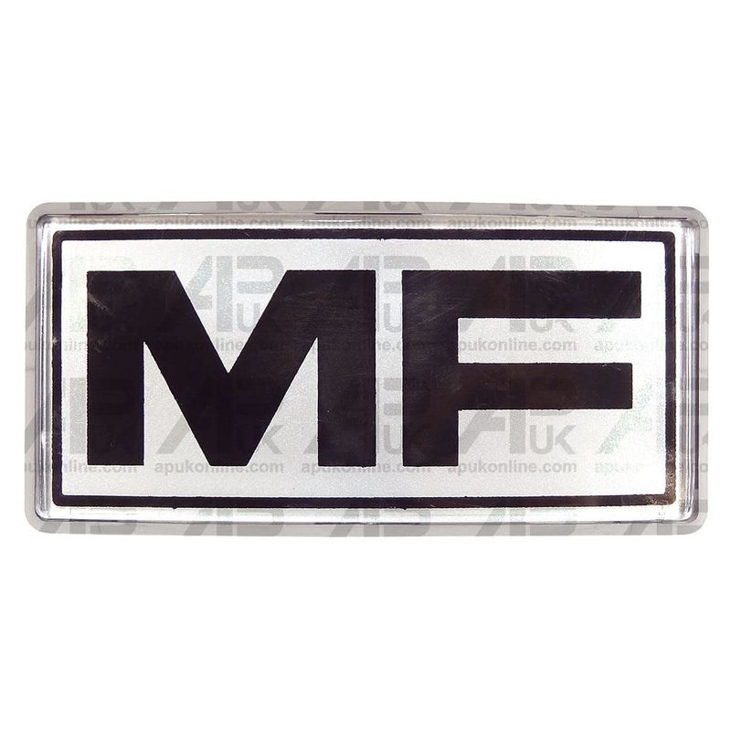 Front Grill Badge MF Logo Medallion Emblem Replacement for Massey ...