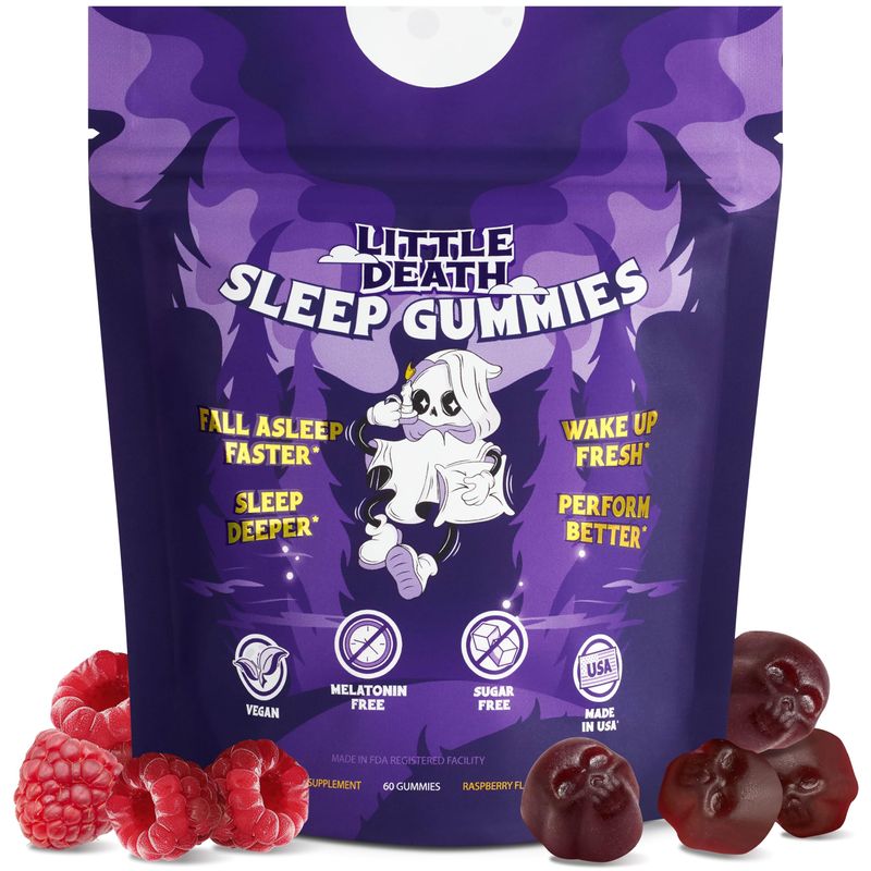 LITTLE DEATH Deep Sleep Gummies, 60 Pcs. – 50 mg. Magnesium ...
