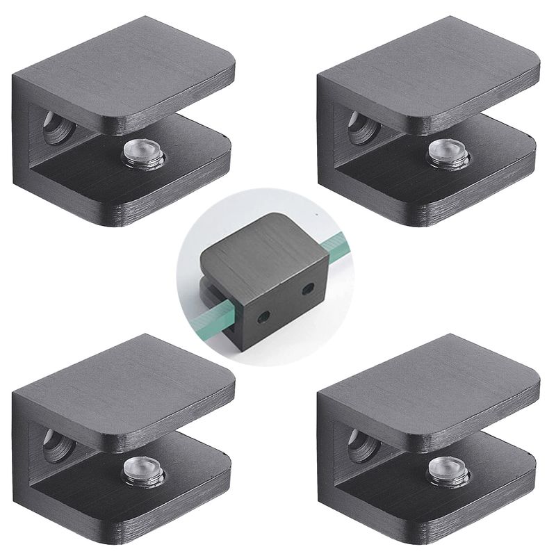 X-AT Brass Glass Clamp,U-Clamp for Fixing Glass Panel and Door of ...