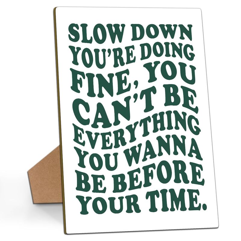 Song Lyrics Sign 70s Retro Bar Sign, Home Bedroom Office Studio Desk ...