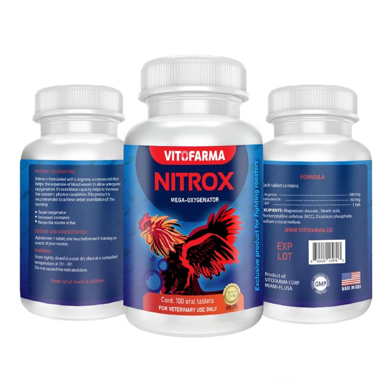 OXIGENADOR para GALLOS – NITROX 100 TABLETAS for Rooster - Online ...