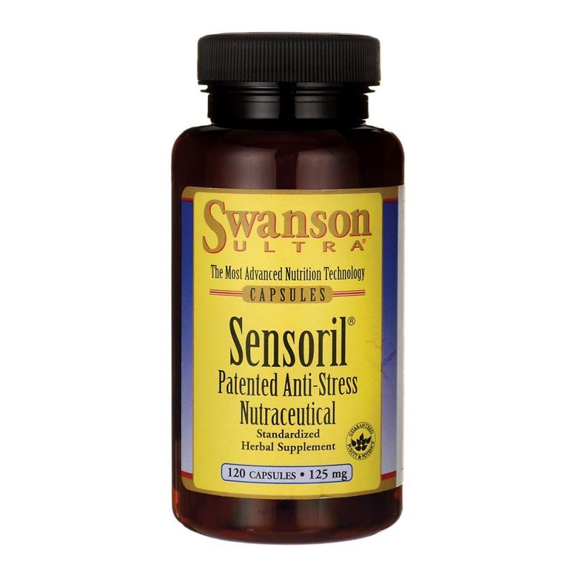 Swanson Sensoril Anti-Stress Nutraceutical 125 Milligrams 120 Capsules ...