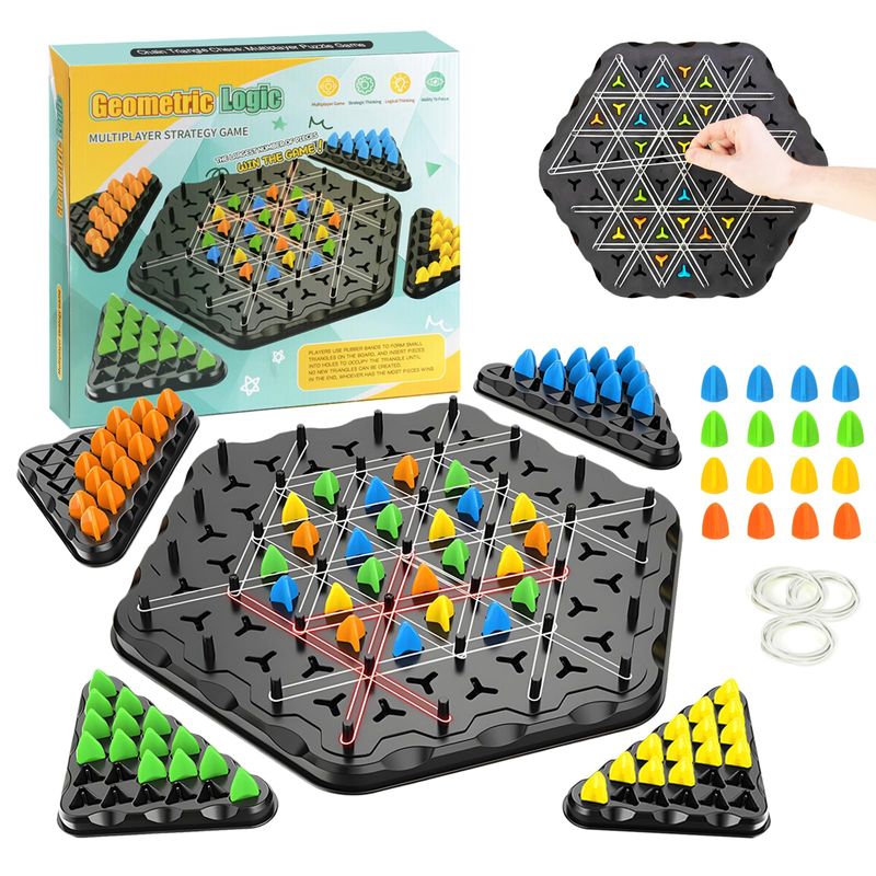 Chain Triangle Game, Triggle Game Funny Chain Triangle Board Game ...