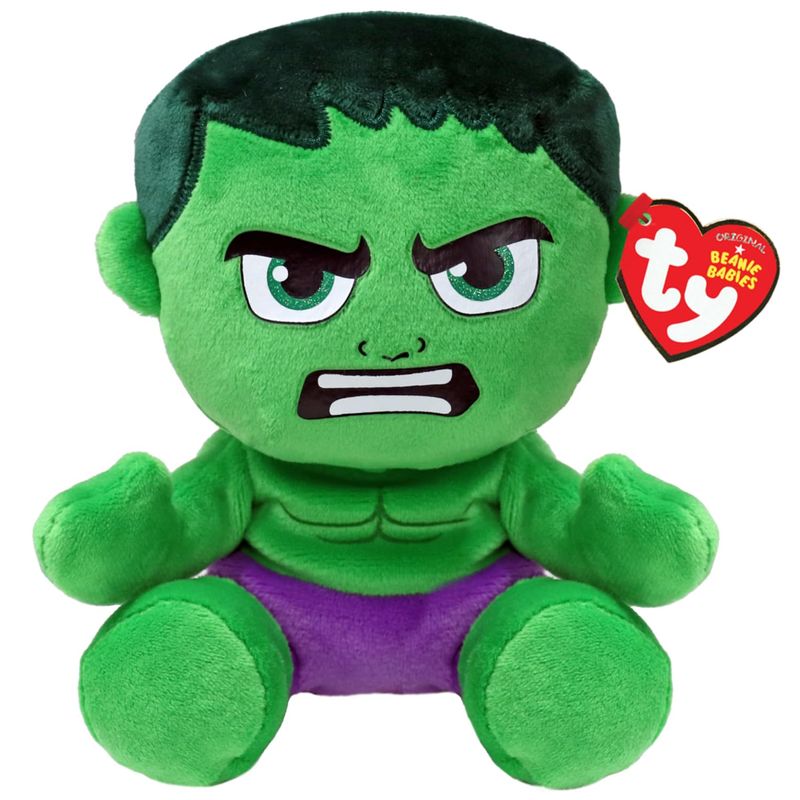 TY Beanie Babies Hulk (Soft Body) - 6", Green - Online Marketplace ...