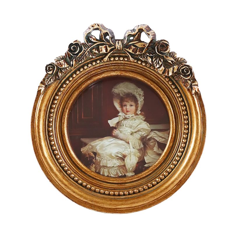 S GMOMENT Vintage Picture Frames 3x3 Antique Wallet Size Picture Frames ...