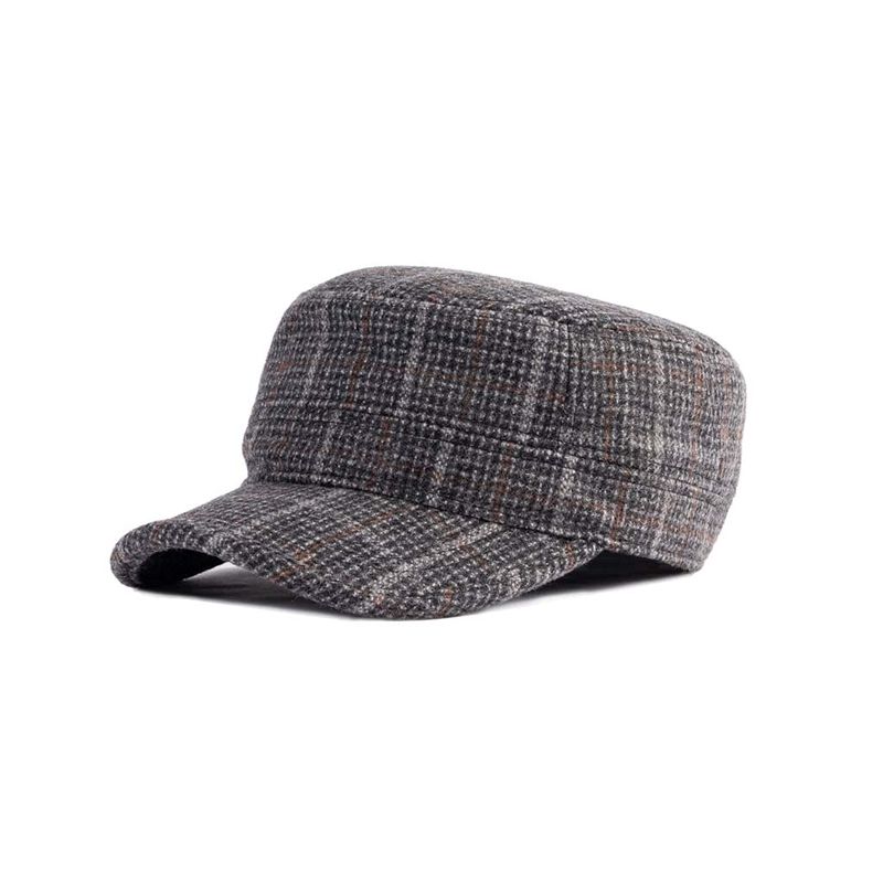 Heritage Traditions Tweed Wool Mix Military Cap (Grey) - Online ...