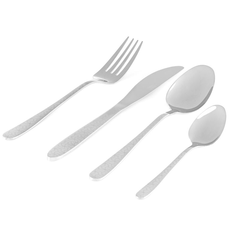 Russell Hobbs RH01519EU 16 Piece Cutlery Set - Stainless Steel, Rhombus ...