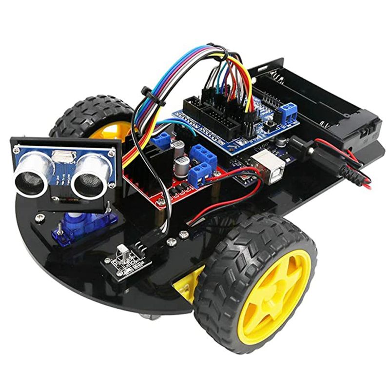 AZDelivery Smart Tracking Robot 2WD Kit DIY Learning Smart Robot Car ...