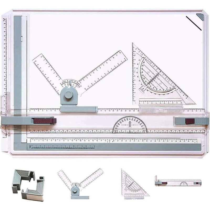 Kisigim Drafting Board A3 Drawing Table Construction Tabletop Drafting ...