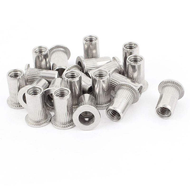 Veda 25 pcs of M8 Threaded Aluminum Rivet Nut Rivnut Insert Nutsert 8mm - EveryMarket