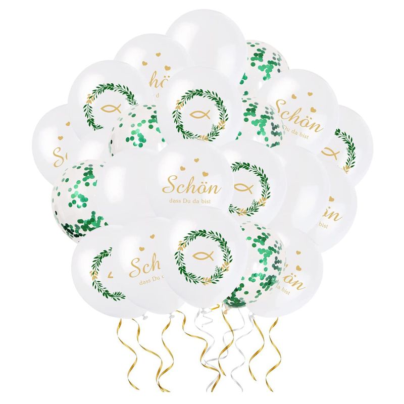Pack of 50 Communion Balloons, Confirmation Decoration Girls Boy ...