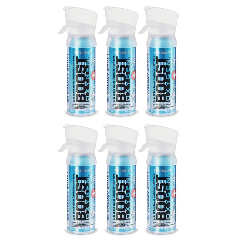 Boost Oxygen Pocket Size Revive Peppermint Aroma 3L Canister ...
