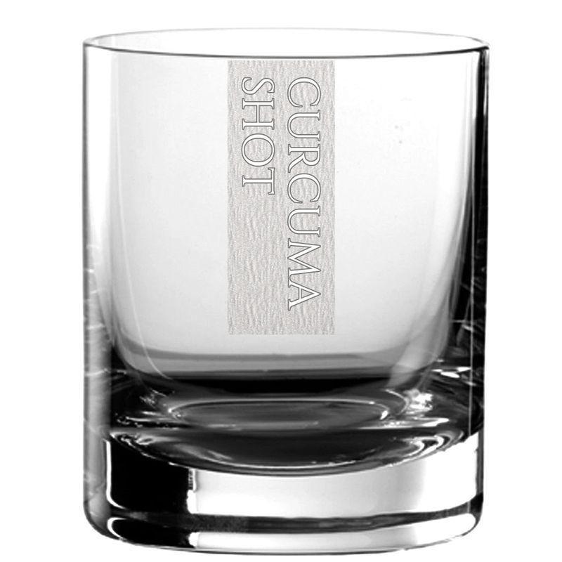 Curcuma Shot Gläser 2er Set | 2x 190ml | Stölzle Glas | Spülmaschinenfest | Vitamin Shots ...